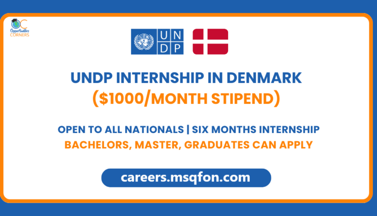 UNDP Internship 2026 in Denmark (Fully Funded) – Careers MQ